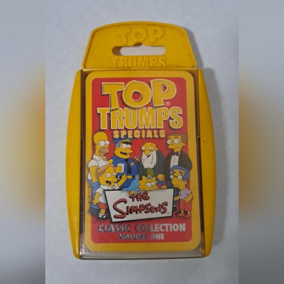 Top Trumps | Games | The Simpsons Card Game Yellow | Poshmark
